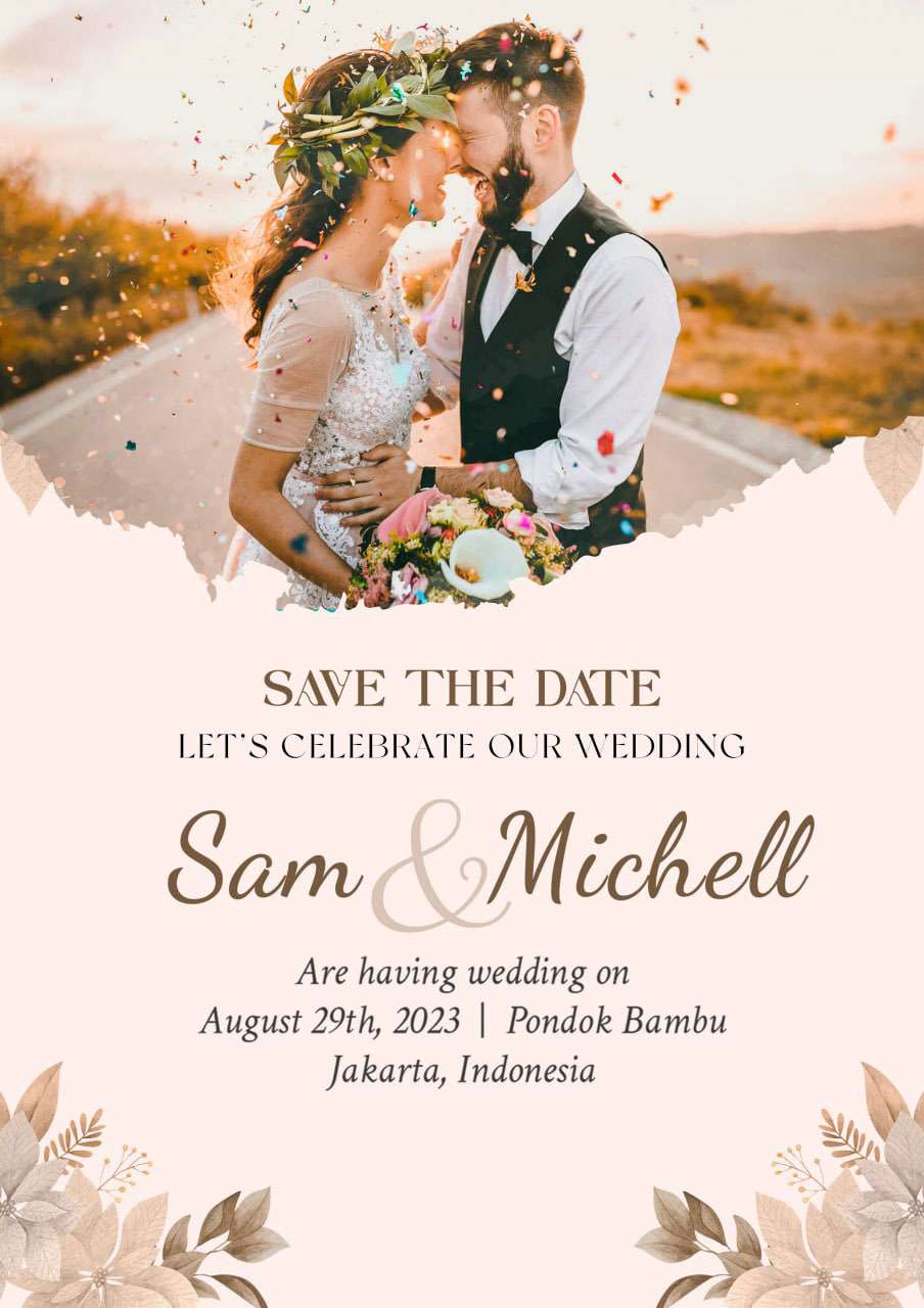 6 Wedding Invitations Templates For Photoshop - Pik Templates