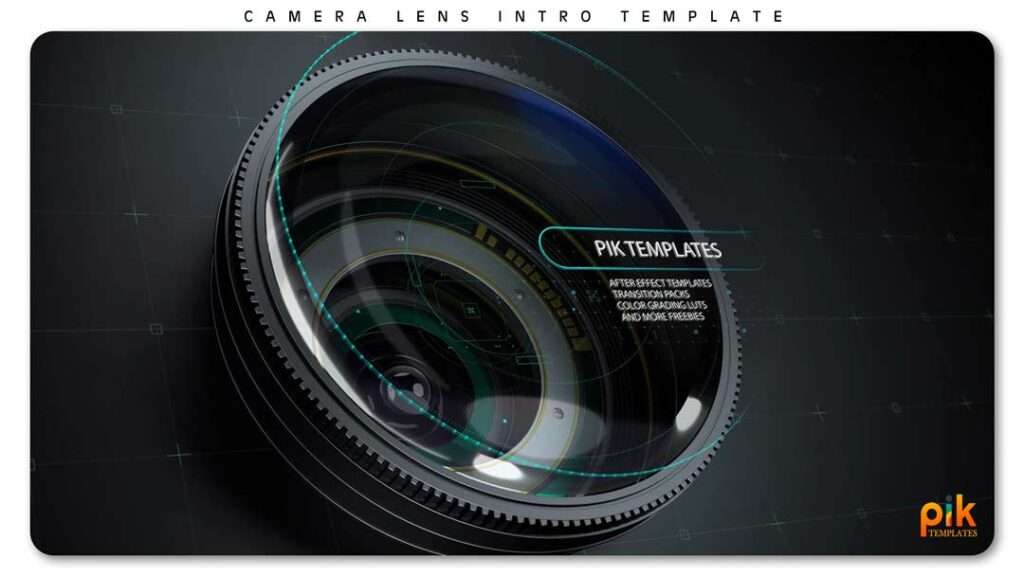 Camera Lens Intro Free After Effect Template - Pik Templates